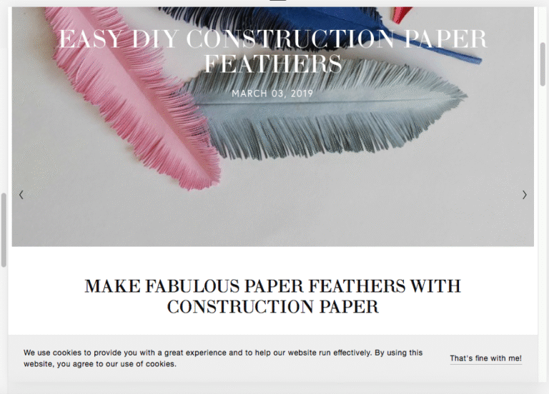 Paper Feathers - Make Them Gorgeous - Its Blooming Paper