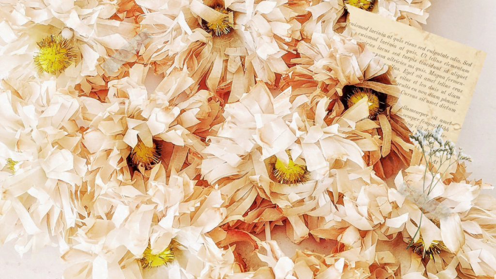 Cupcake Liner Flowers and Your Creativity - Its Blooming Paper