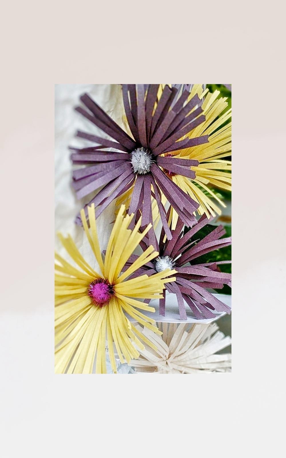 Construction Paper Flowers - Create Clusters - Its Blooming Paper