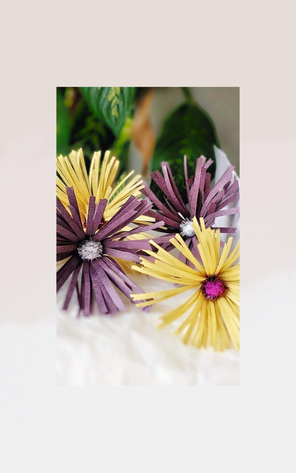 Construction Paper Flowers - Create Clusters - Its Blooming Paper