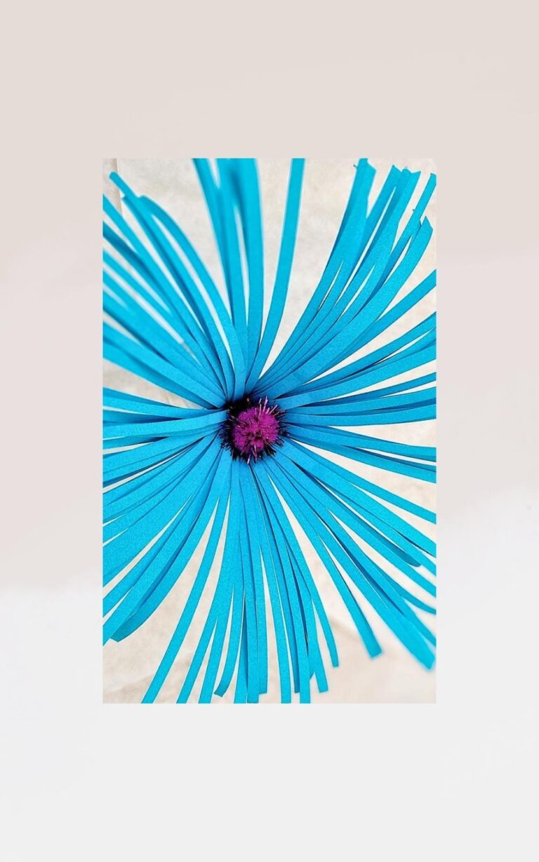 Construction Paper Flowers - Create Clusters - Its Blooming Paper