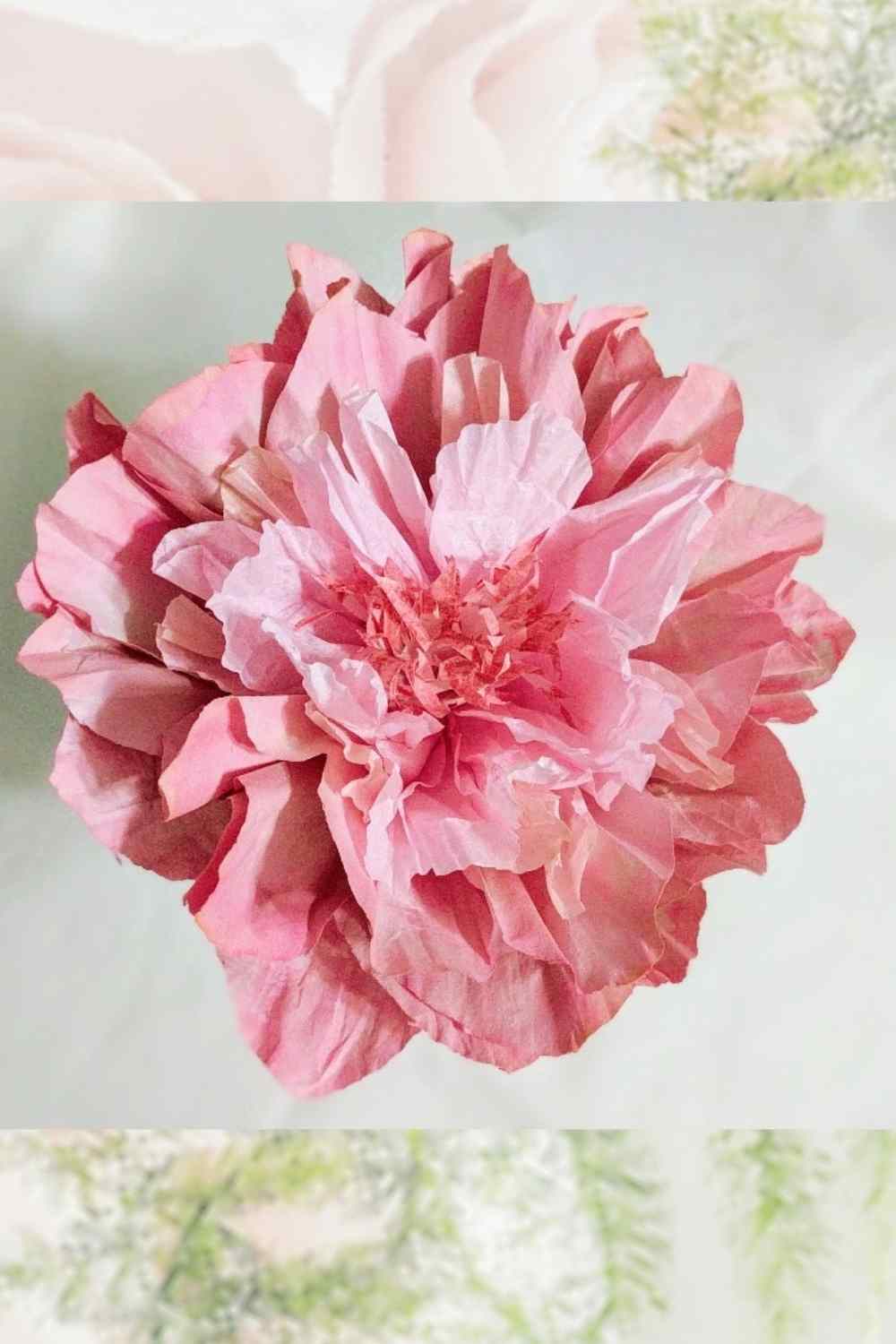 Newsprint Paper Flowers is Beautiful News - Its Blooming Paper