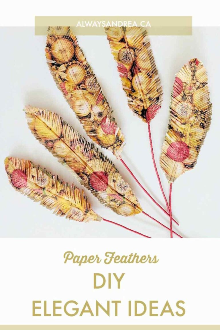 Paper Feathers - Make Them Gorgeous - Its Blooming Paper