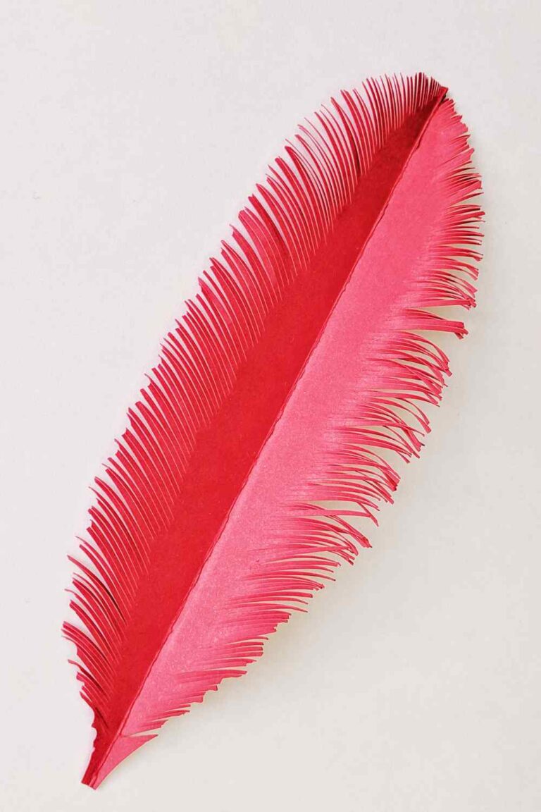 Paper Feathers - Make Them Gorgeous - Its Blooming Paper