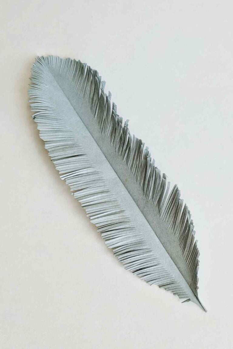 Paper Feathers - Make Them Gorgeous - Its Blooming Paper