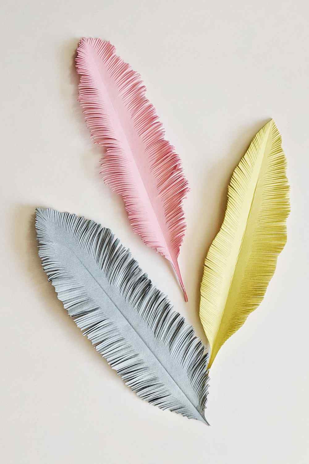 Paper Feathers - Make Them Gorgeous - Its Blooming Paper