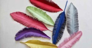 Paper Feathers - Make Them Gorgeous - Its Blooming Paper