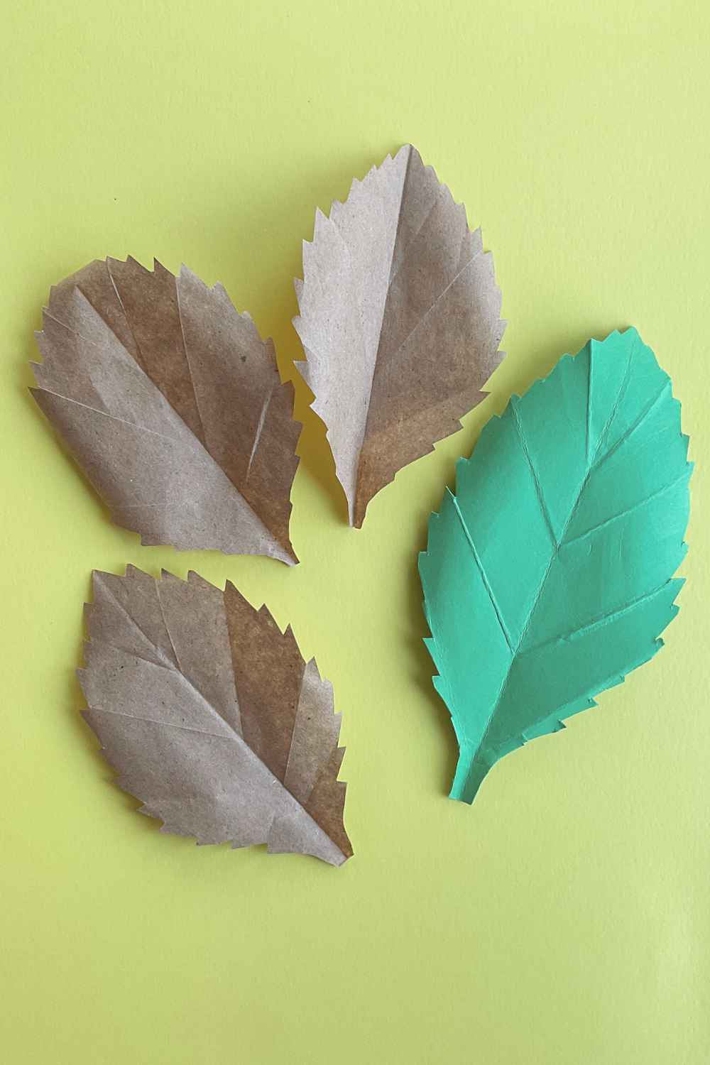 Paper Leaves -Make With a Simple Twist - Its Blooming Paper